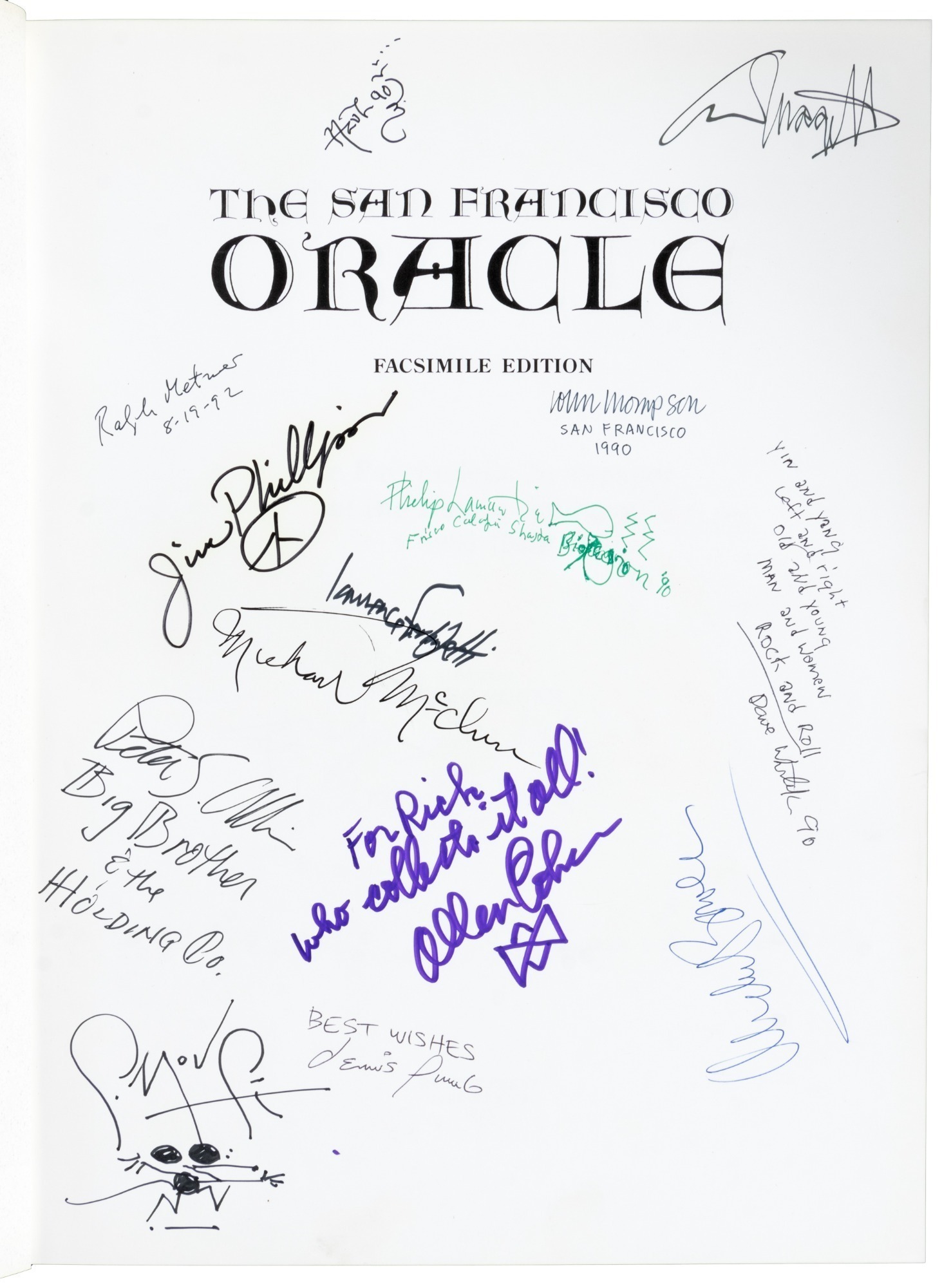 The San Francisco Oracle: The Psychedelic Newspaper of the Haight ...