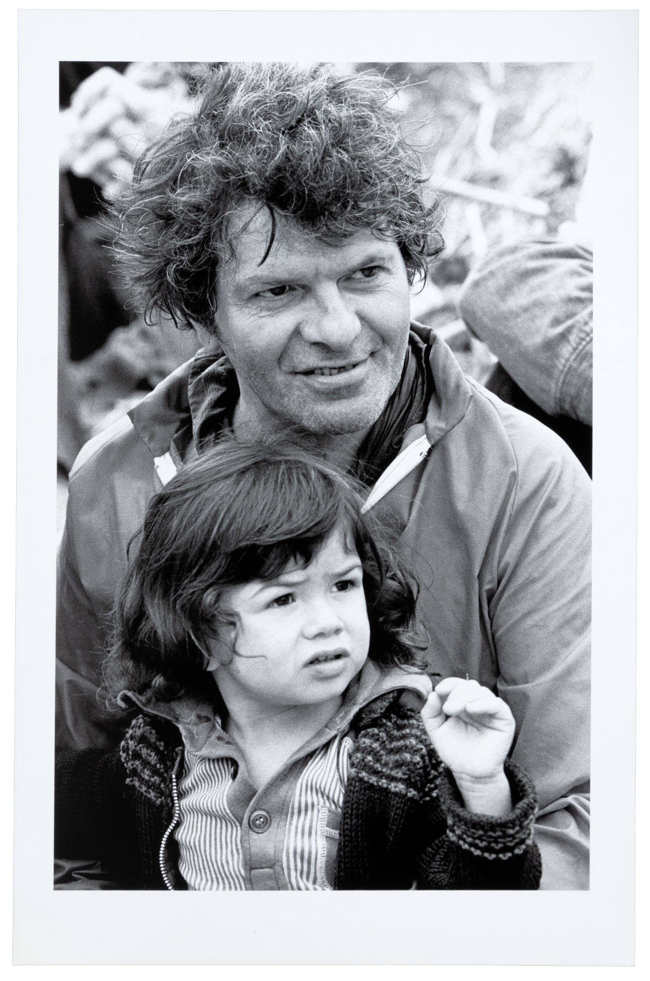 Original photograph of Gregory Corso and his son Max