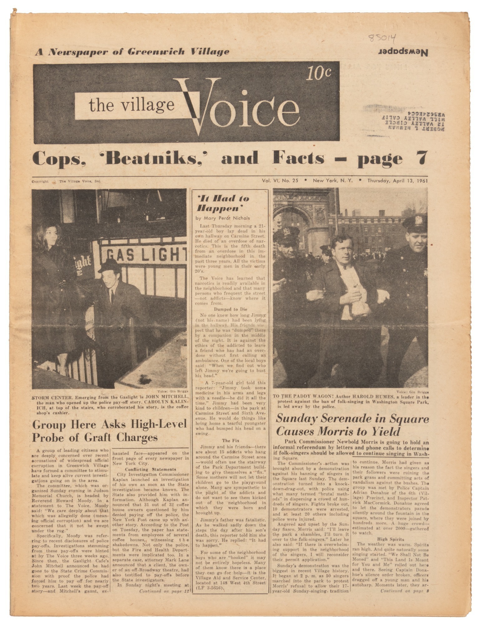 The Village Voice - April 13, 1961