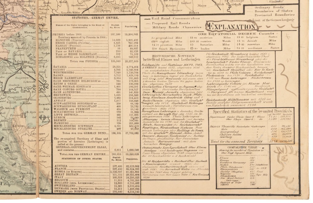 Bechler's Map of the German Empire