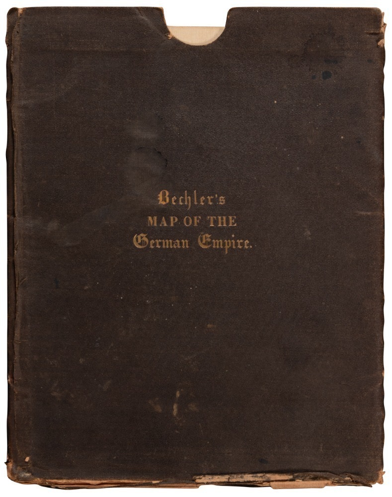 Bechler's Map of the German Empire