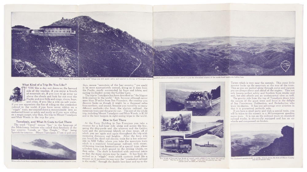 Mt. Tamalpais, California: Mt. Tamalpais & Muir Woods Railway