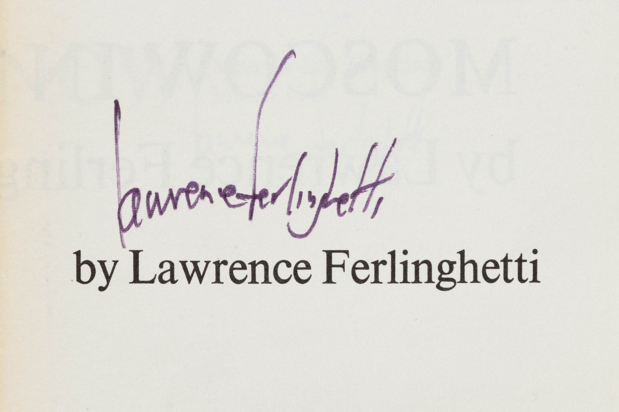 Six signed pamphlets and broadsides by Lawrence Ferlinghetti