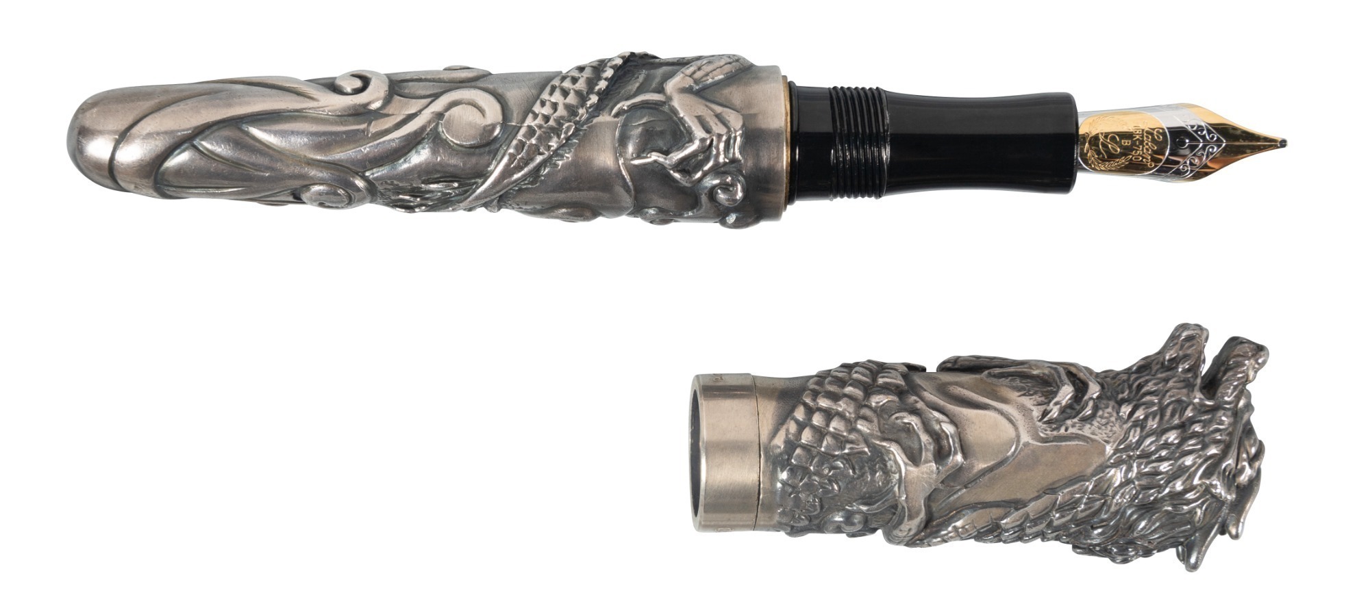 Dragon Sterling Silver Limited Edition Fountain Pen