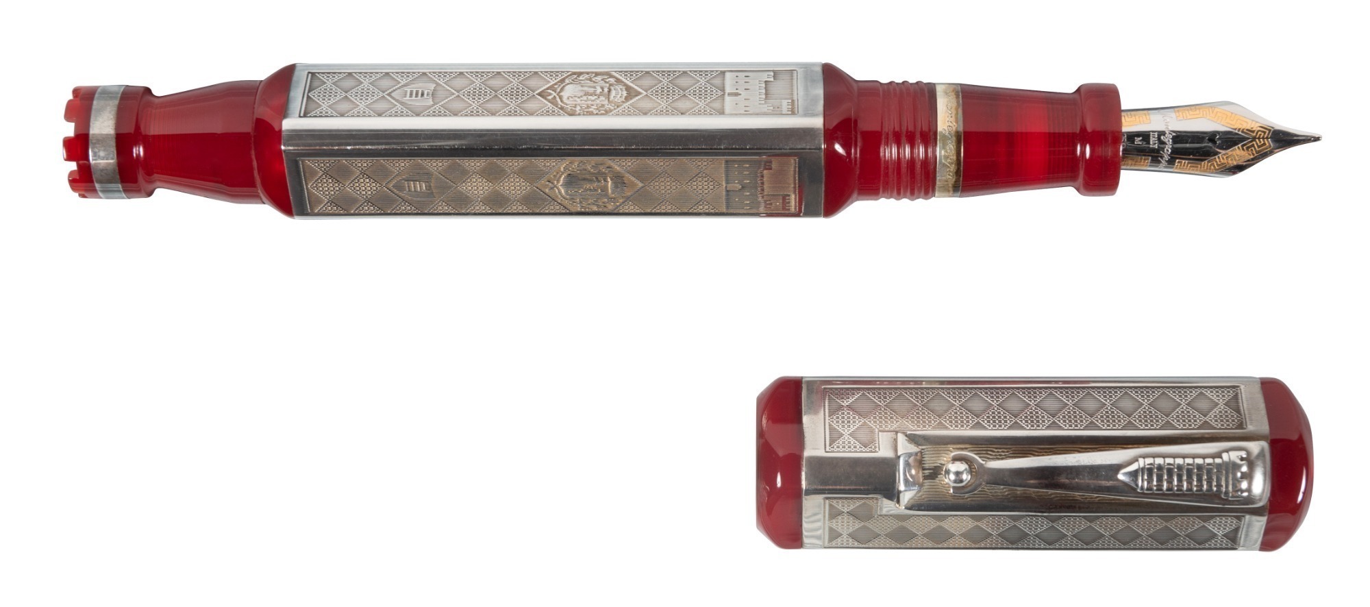 Marostica: The Game of Chess Limited Edition Sterling Silver Fountain Pen