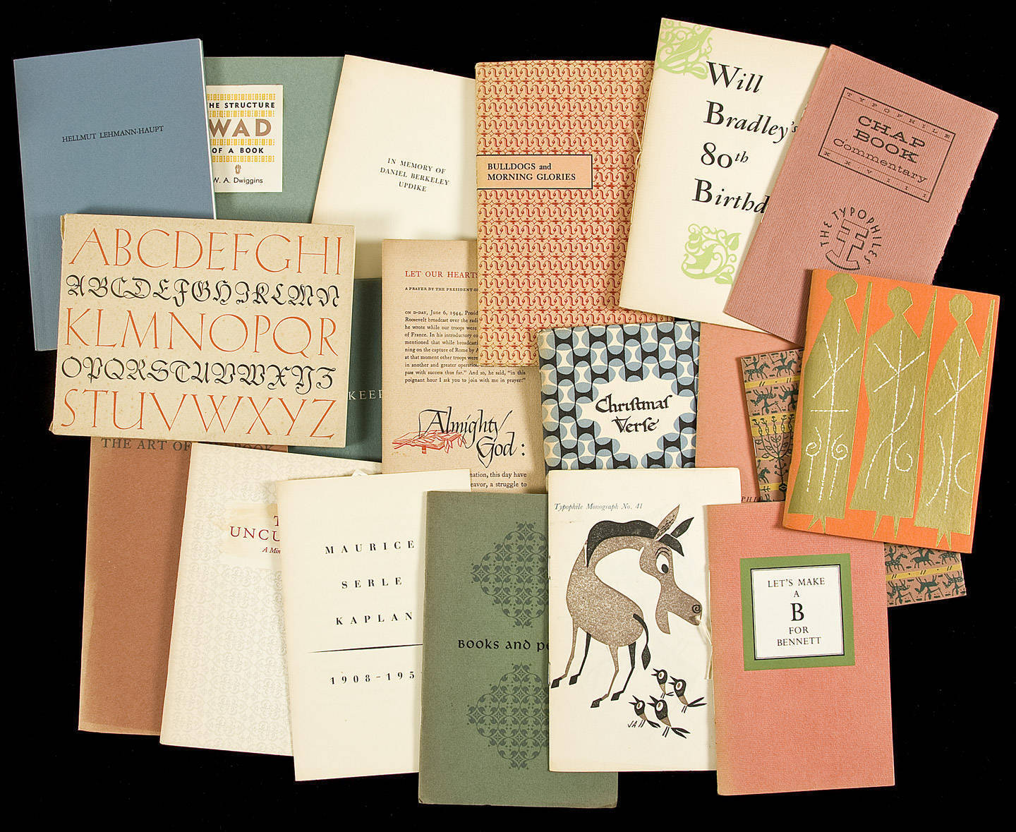 Collection of Typophiles Monographs, Chapbooks and Keepsakes