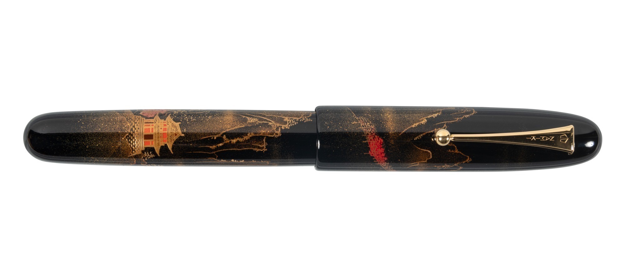 Emperor No. 50 Kyusai Yoshida Pavilion Maki-e Fountain Pen