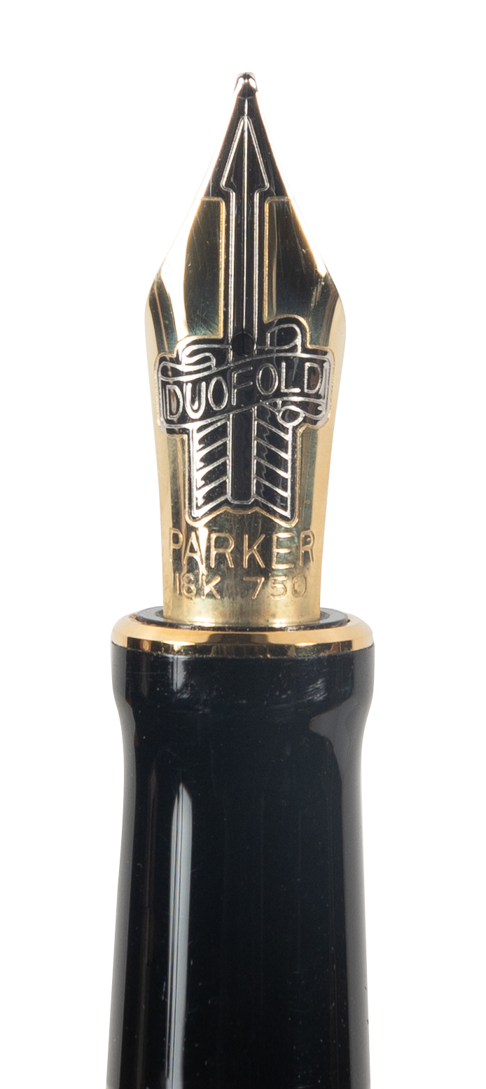 Classic Pens [CP5] Parker Duofold Classic & Modern Pair of Sterling ...