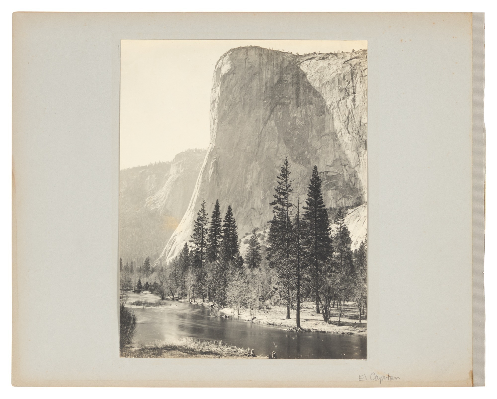 Three views of Half Dome and El Capitan