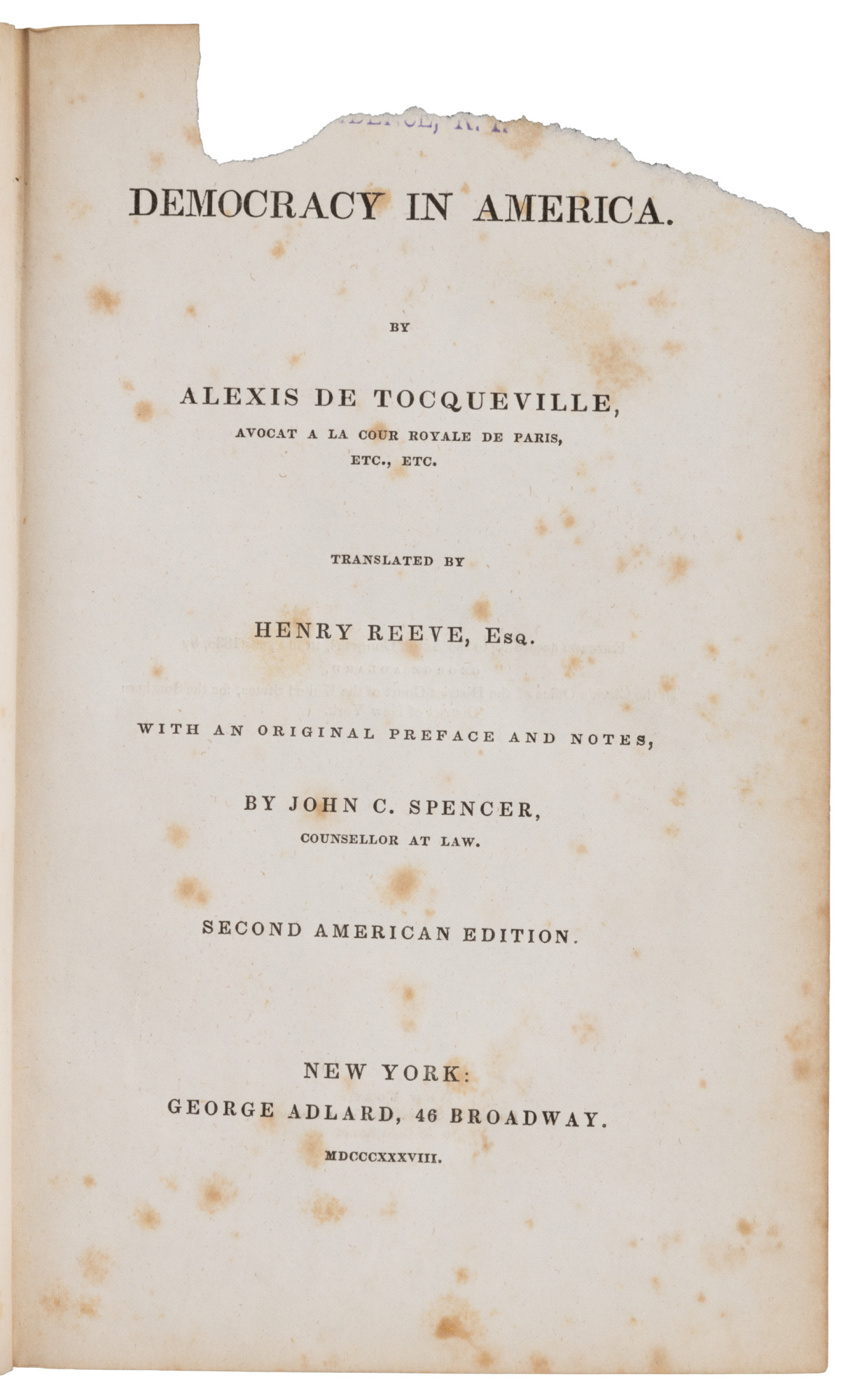 Democracy in America