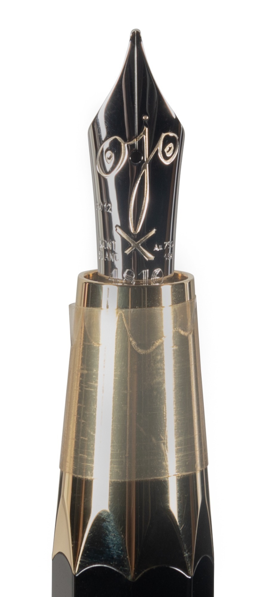 Picasso 18K Yellow Gold Limited Edition Skeleton Cap Fountain Pen