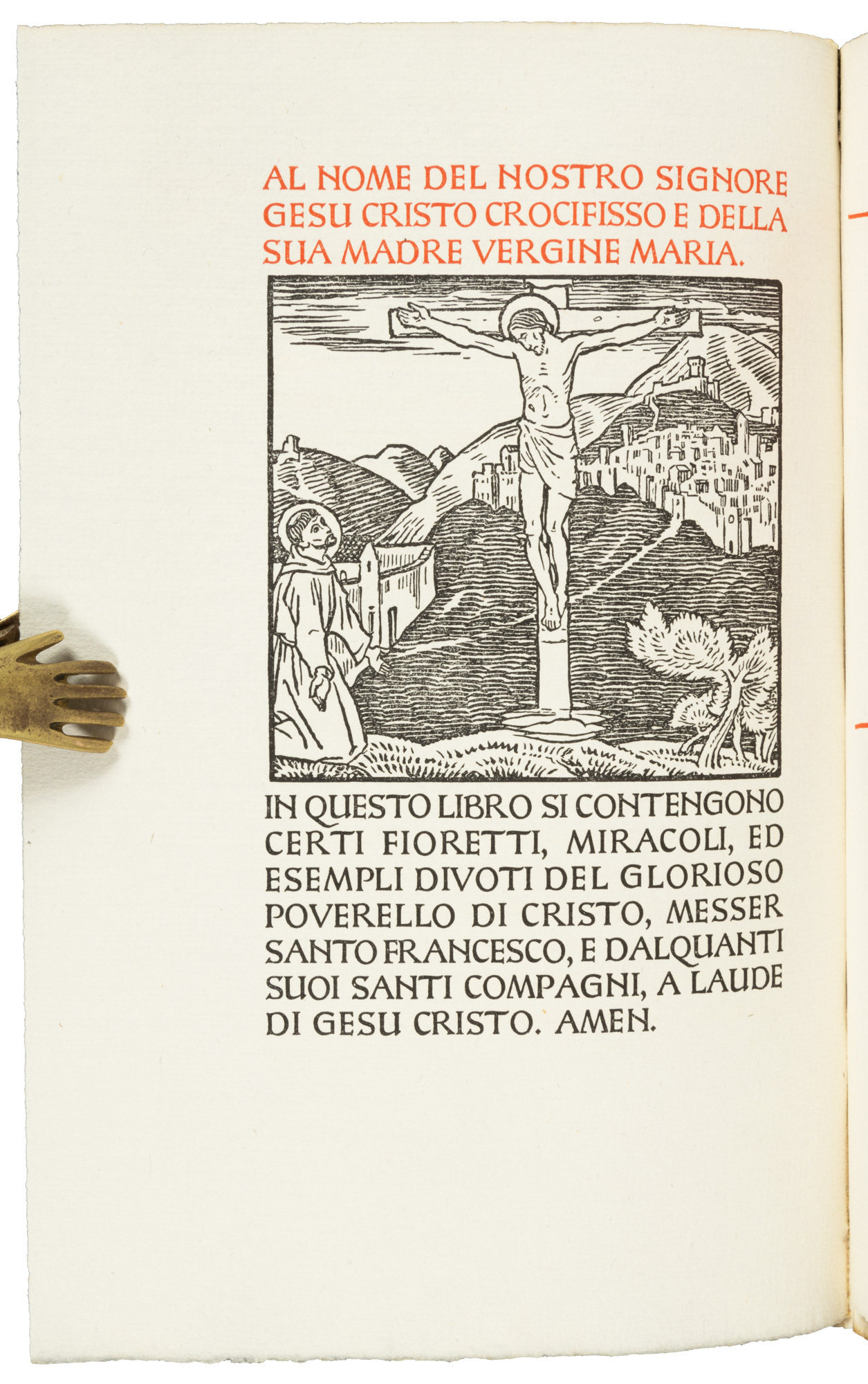 I Fioretti del Glorioso Poverello di Cristo S. Francesco di Assisi