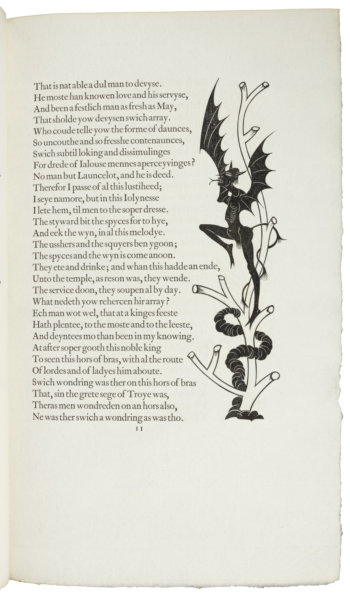 The Canterbury Taleswith Wood Engravings By Eric Gill