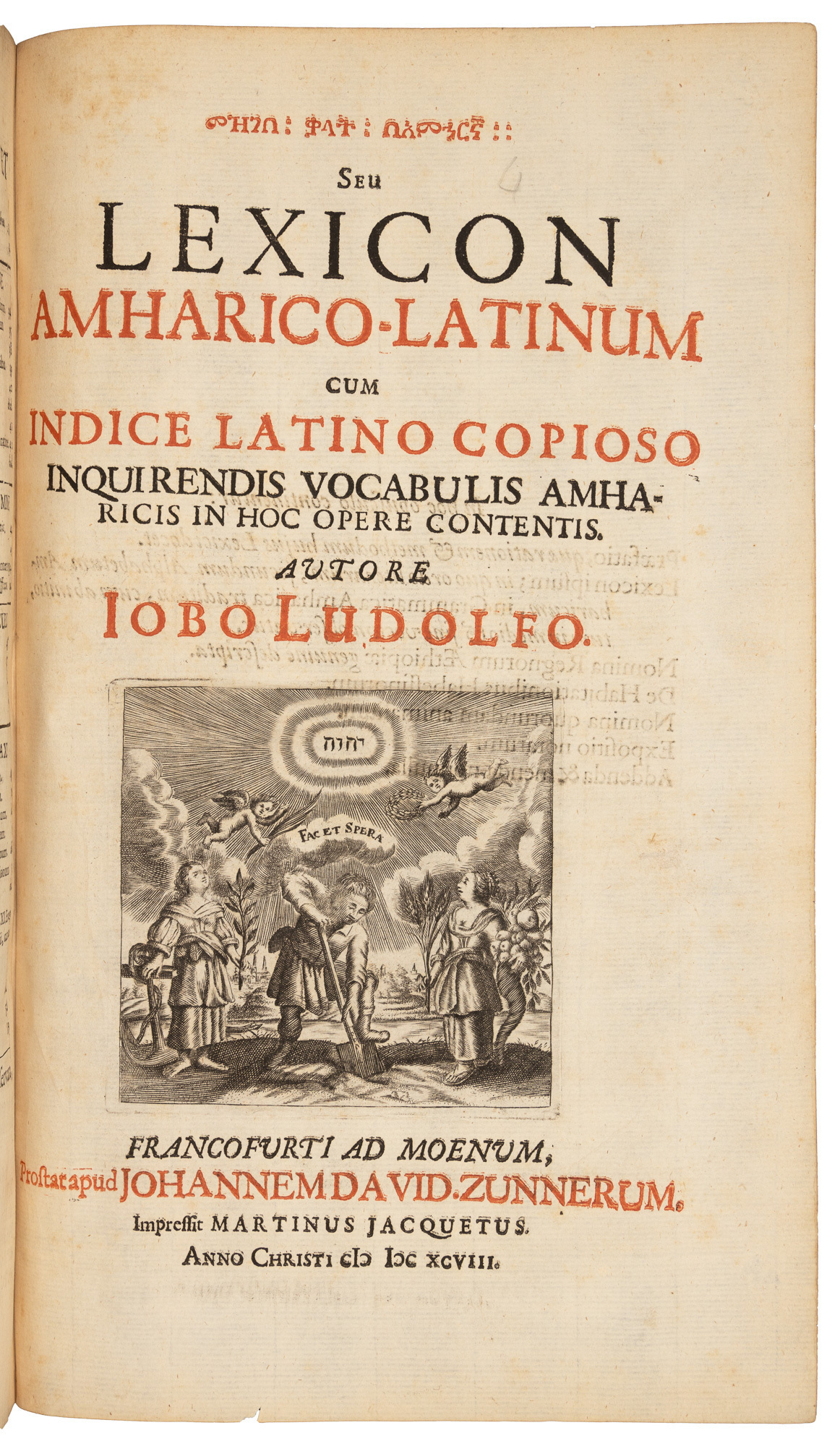 Ge'ez and Amharic grammars and lexicons by Hiob Ludolf