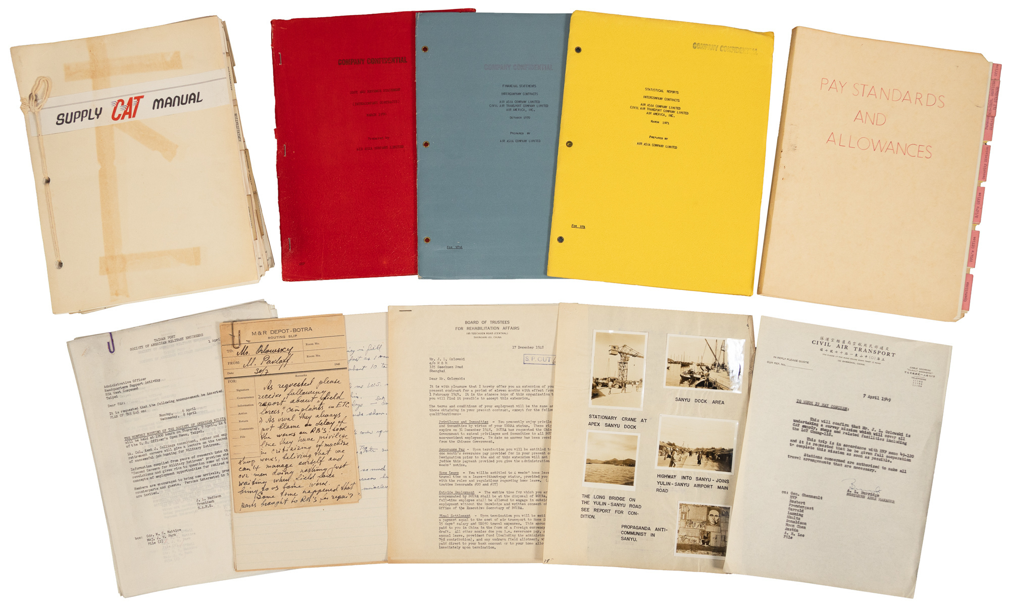 Large archive of materials relating to Joseph L. Orlowski (Madison) and ...