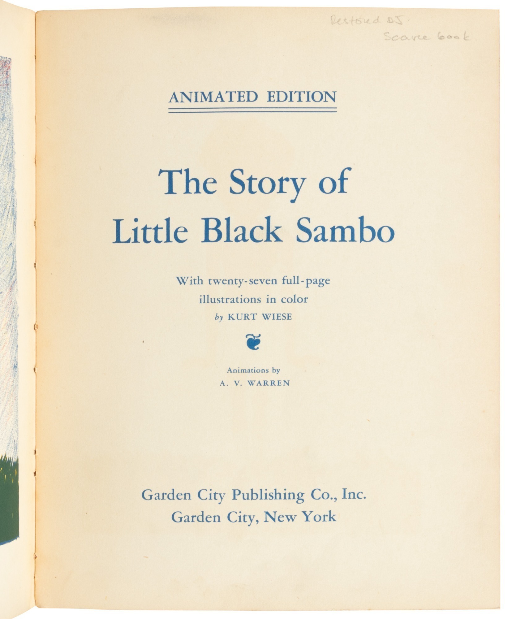 The Story of Little Black Sambo: Animated Edition