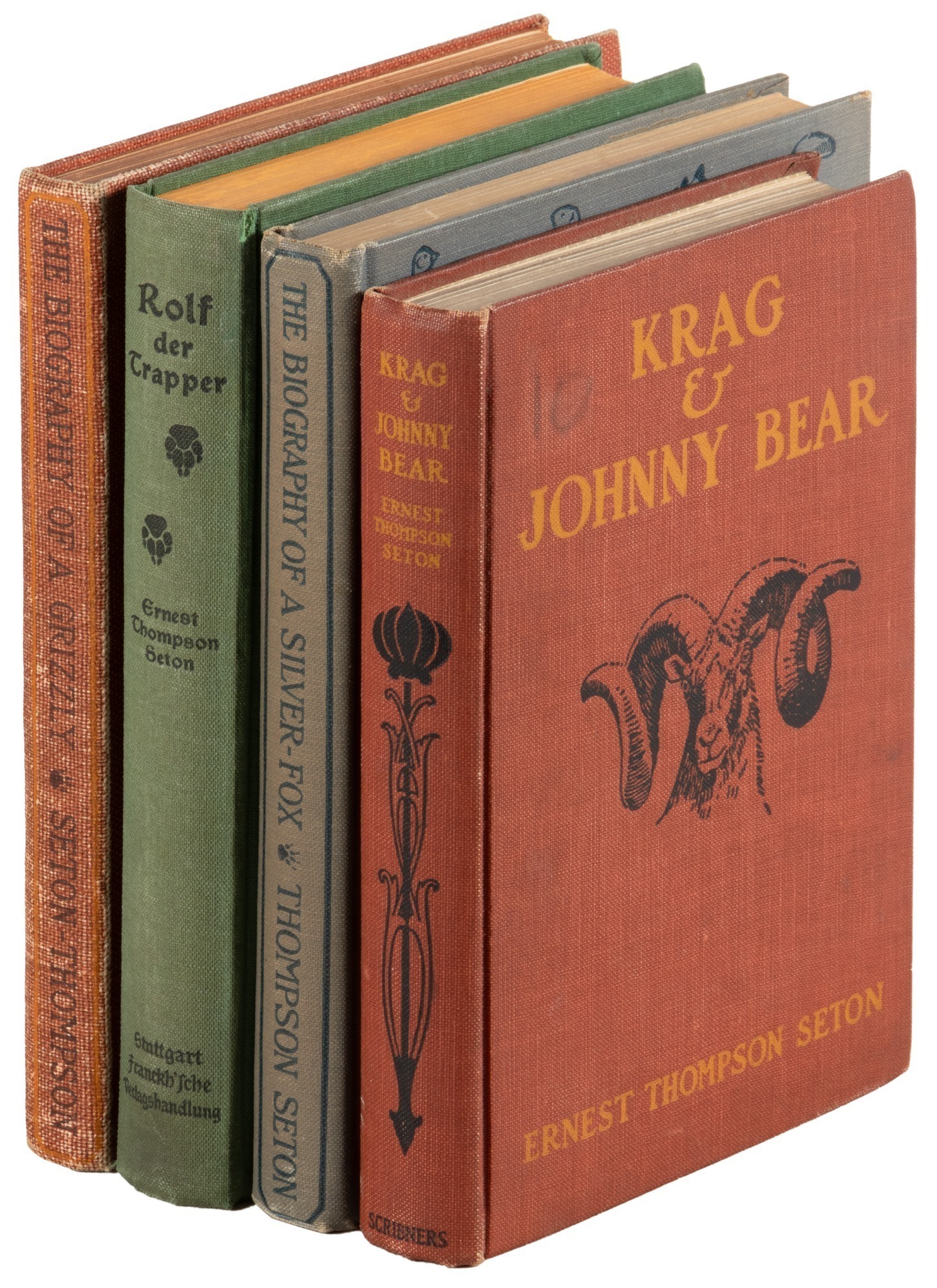 Four works by Ernest Thompson Seton or Ernest Seton-Thompson (he had a ...