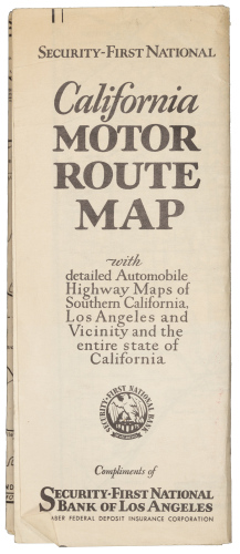 California Motor Route Map, with detailed automobile highway maps of ...