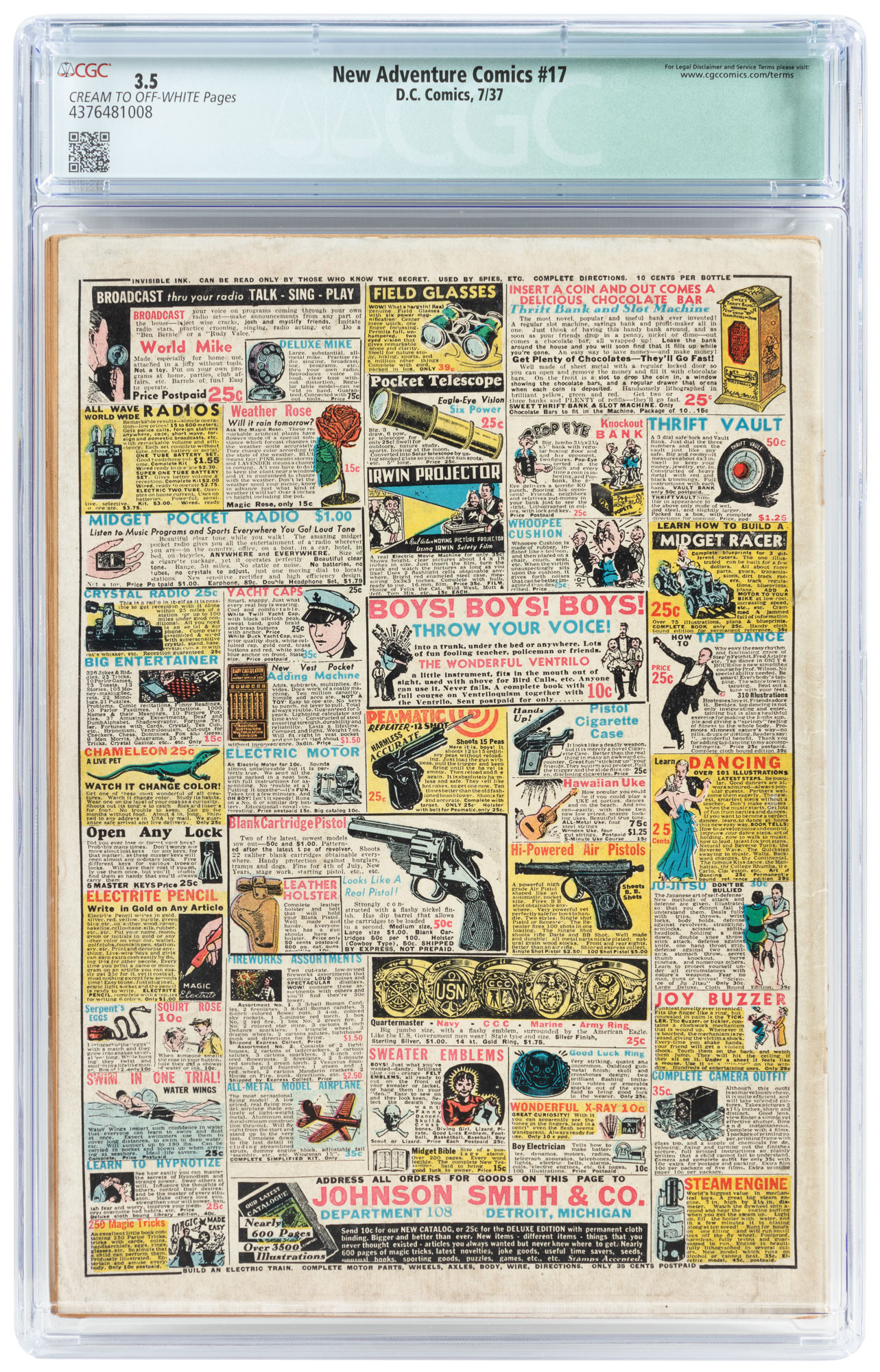 NEW ADVENTURE COMICS No. 17