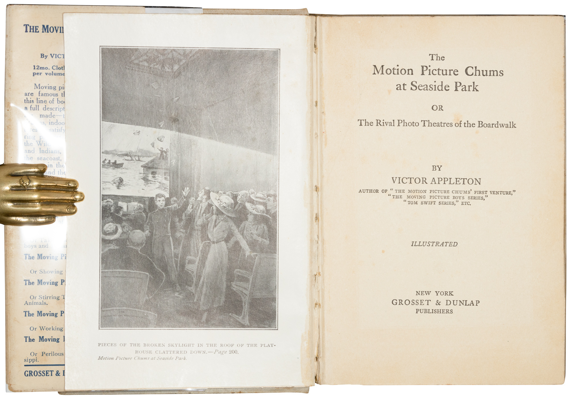 Five volumes in the Motion Picture Chums series