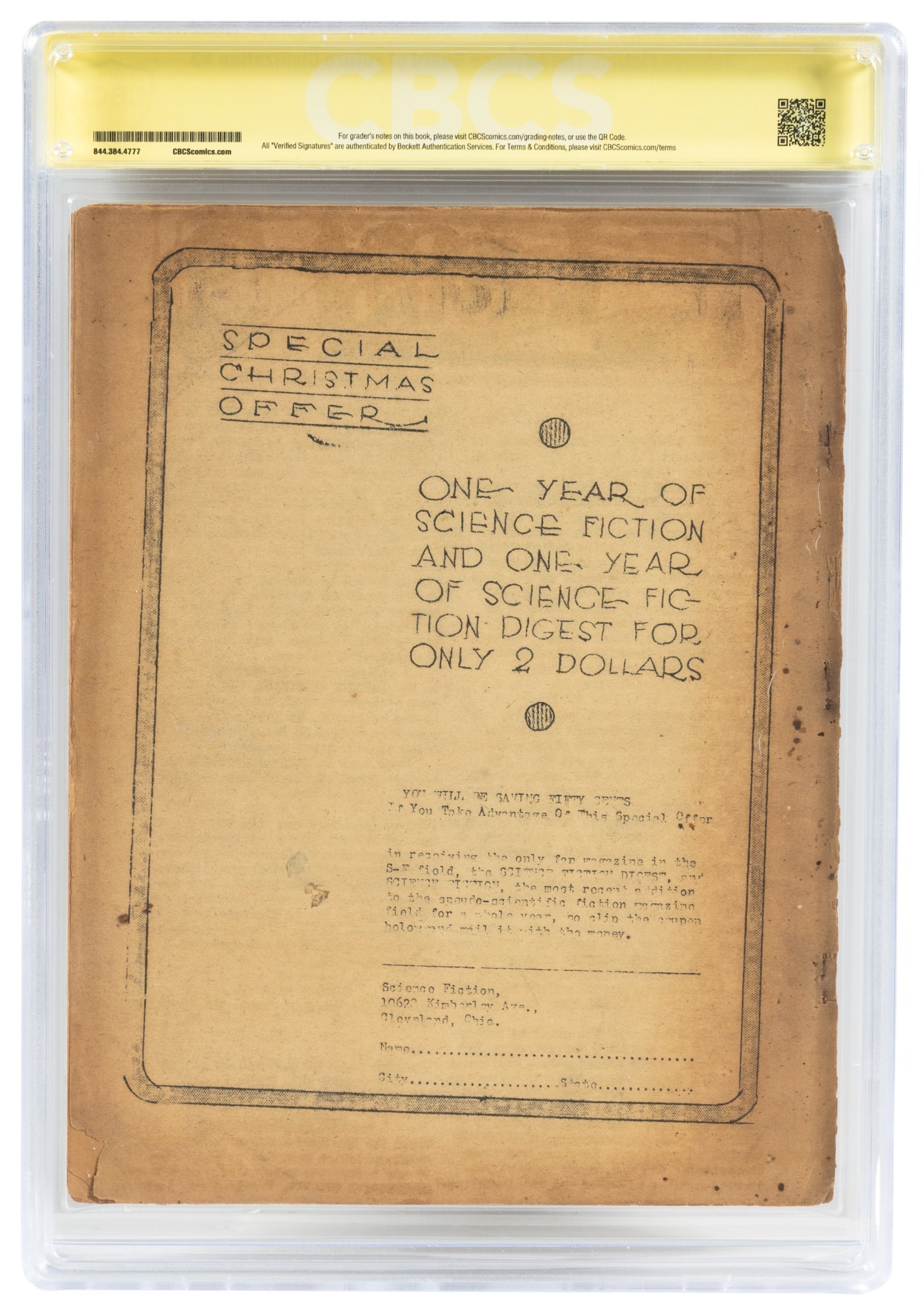 SCIENCE FICTION: THE ADVANCE GUARD OF FUTURE CIVILIZATION No. 3 ...