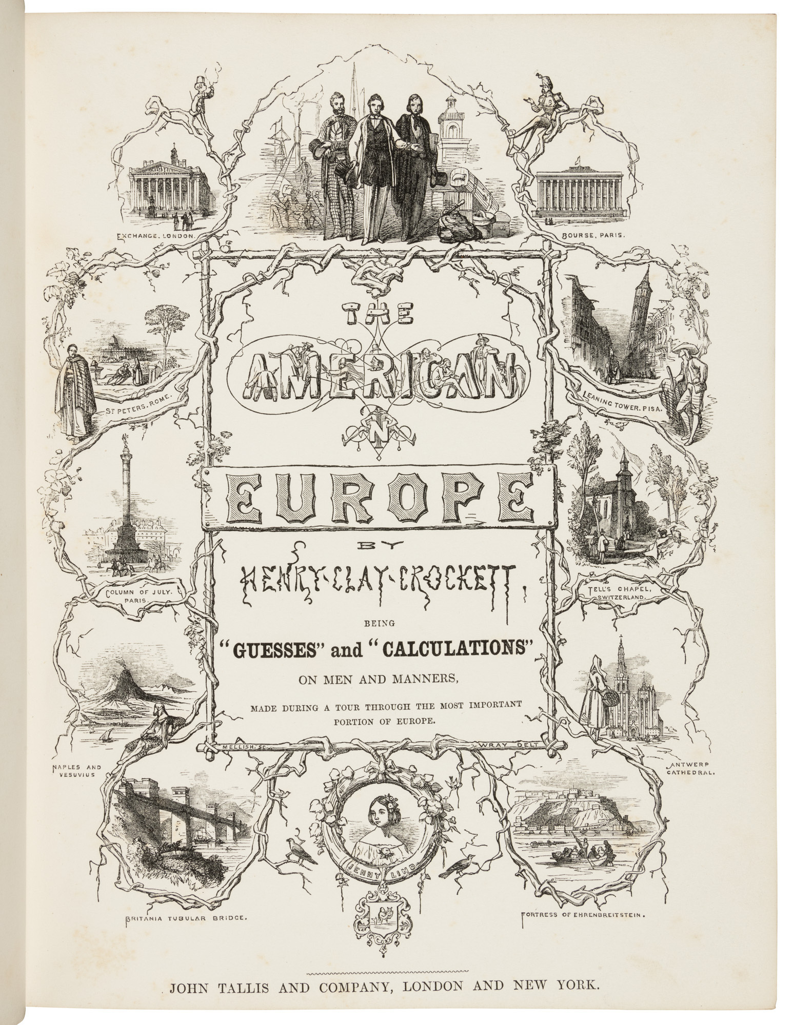 The American in Europe: Being Guesses and Calculations on Men and ...