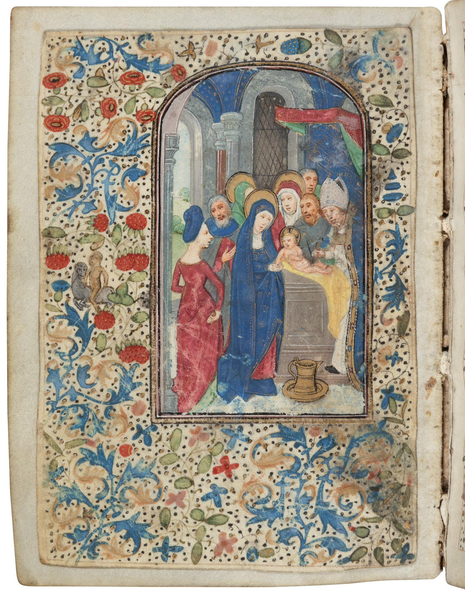 Book of Hours, Use of Rome, in Latin. Illuminated manuscript on vellum ...