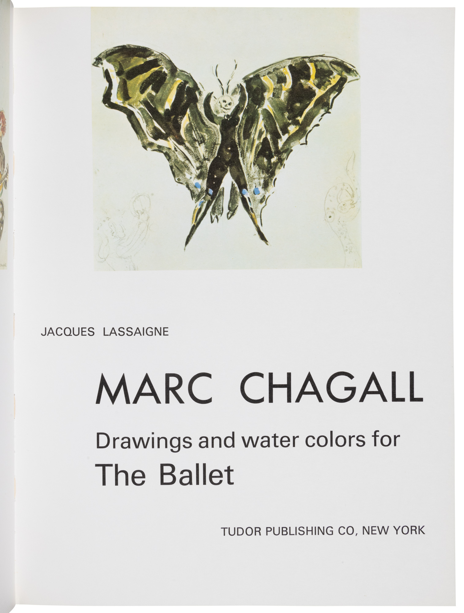 Marc Chagall: Drawings and Water Colors for The Ballet