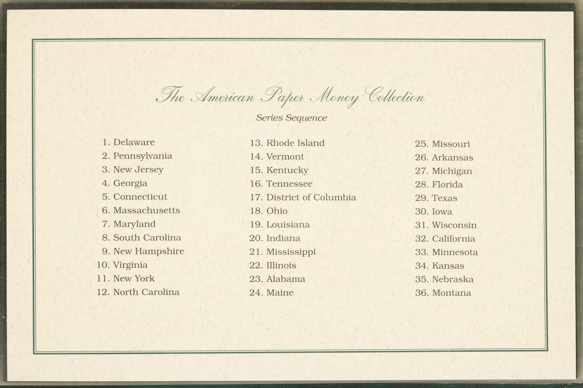 The American Paper Money Collection