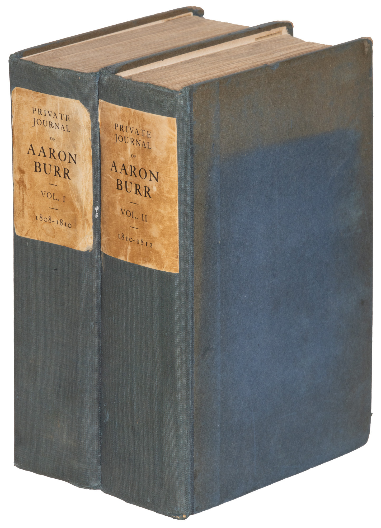 The Private Journal of Aaron Burr: Reprinted in full from the Original ...
