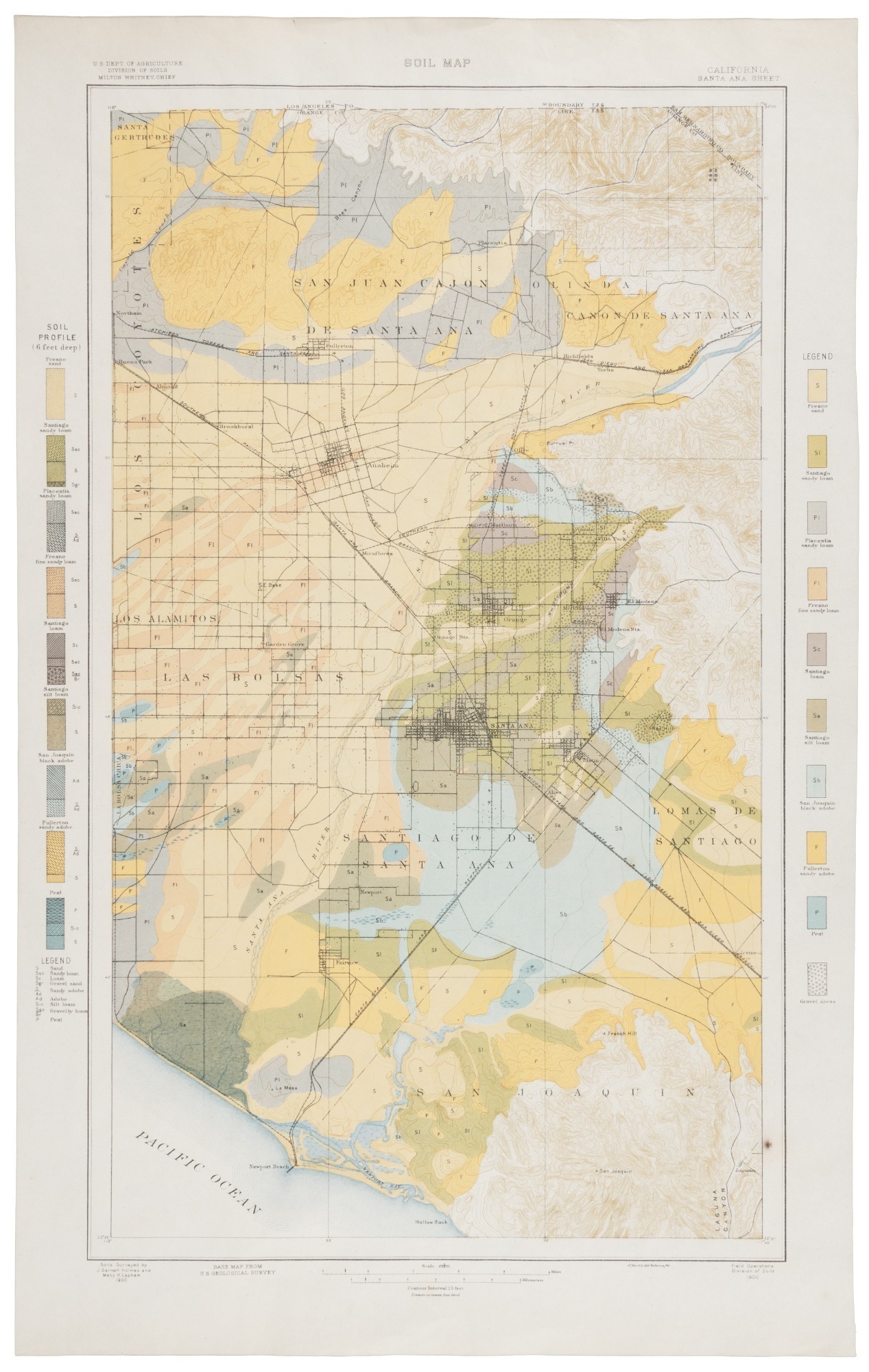 Soil Map - California, Santa Ana Sheet