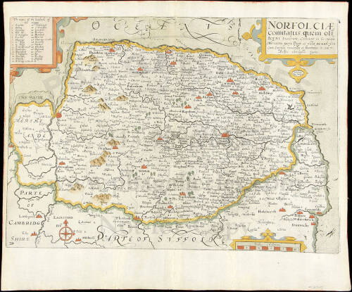 Norfolciae Comitatus quem oli Iceni Insederunt...Auctore Christiphore ...