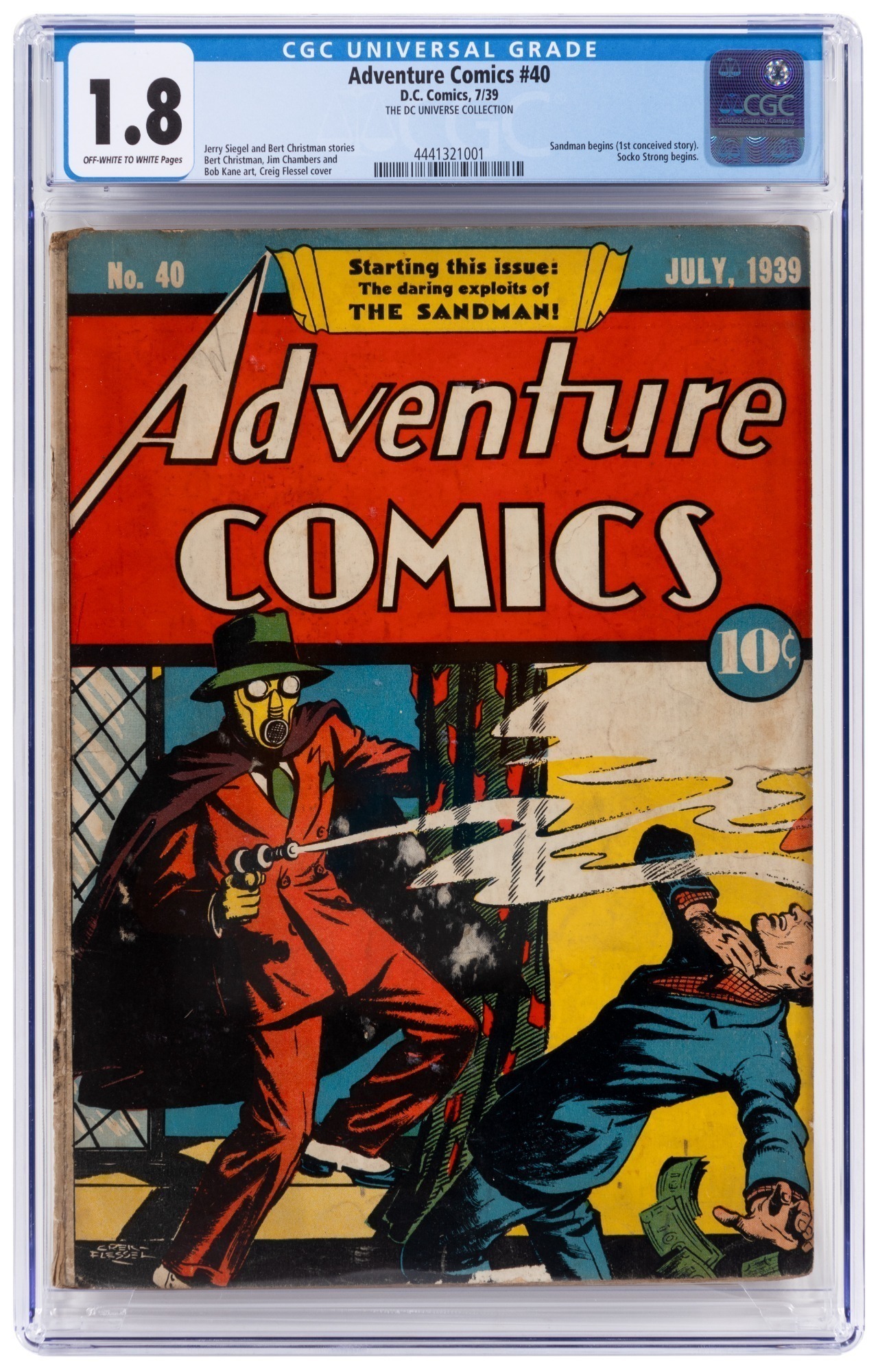 ADVENTURE COMICS No. 40 * The Sandman Begins