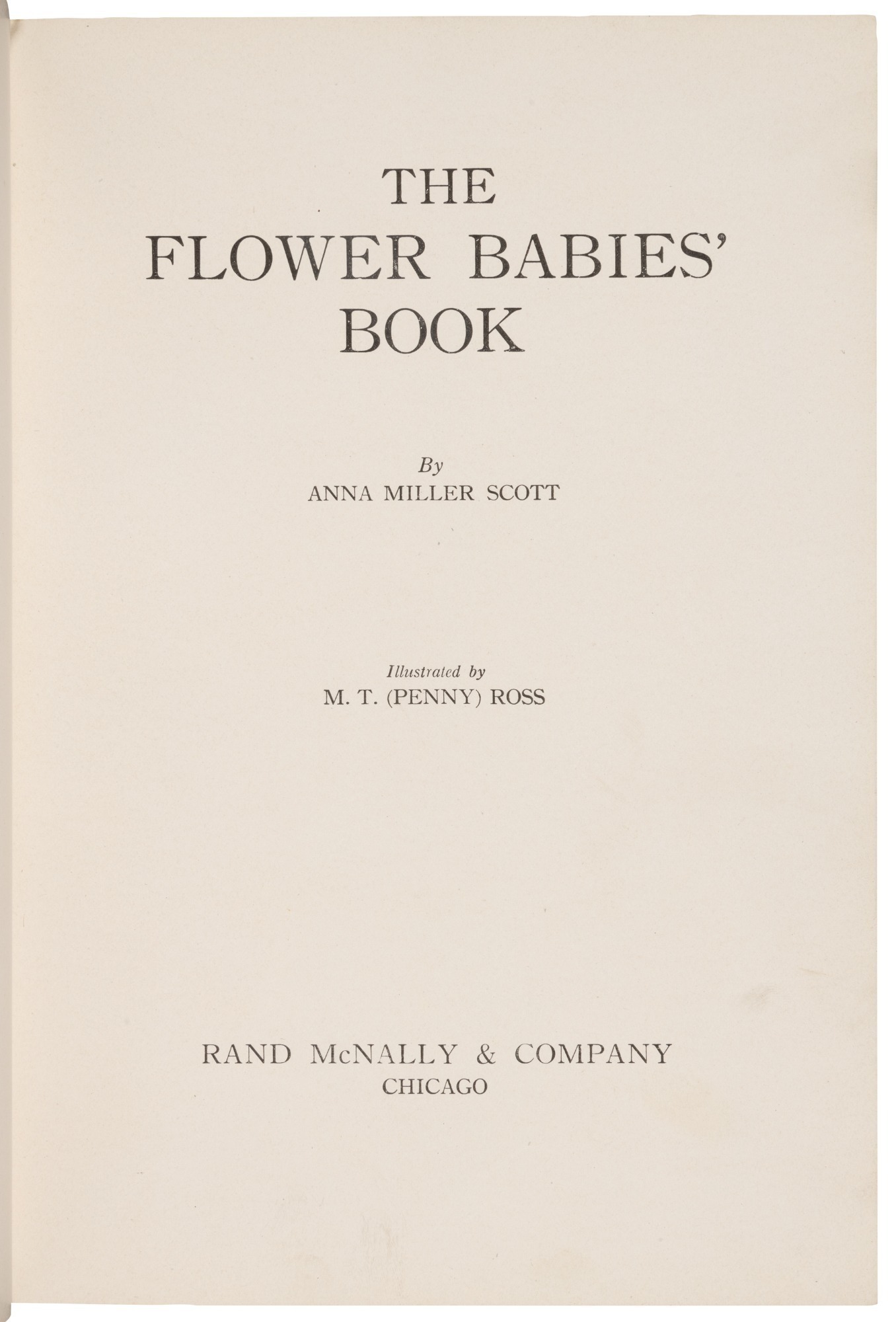 The Flower Babies' Book