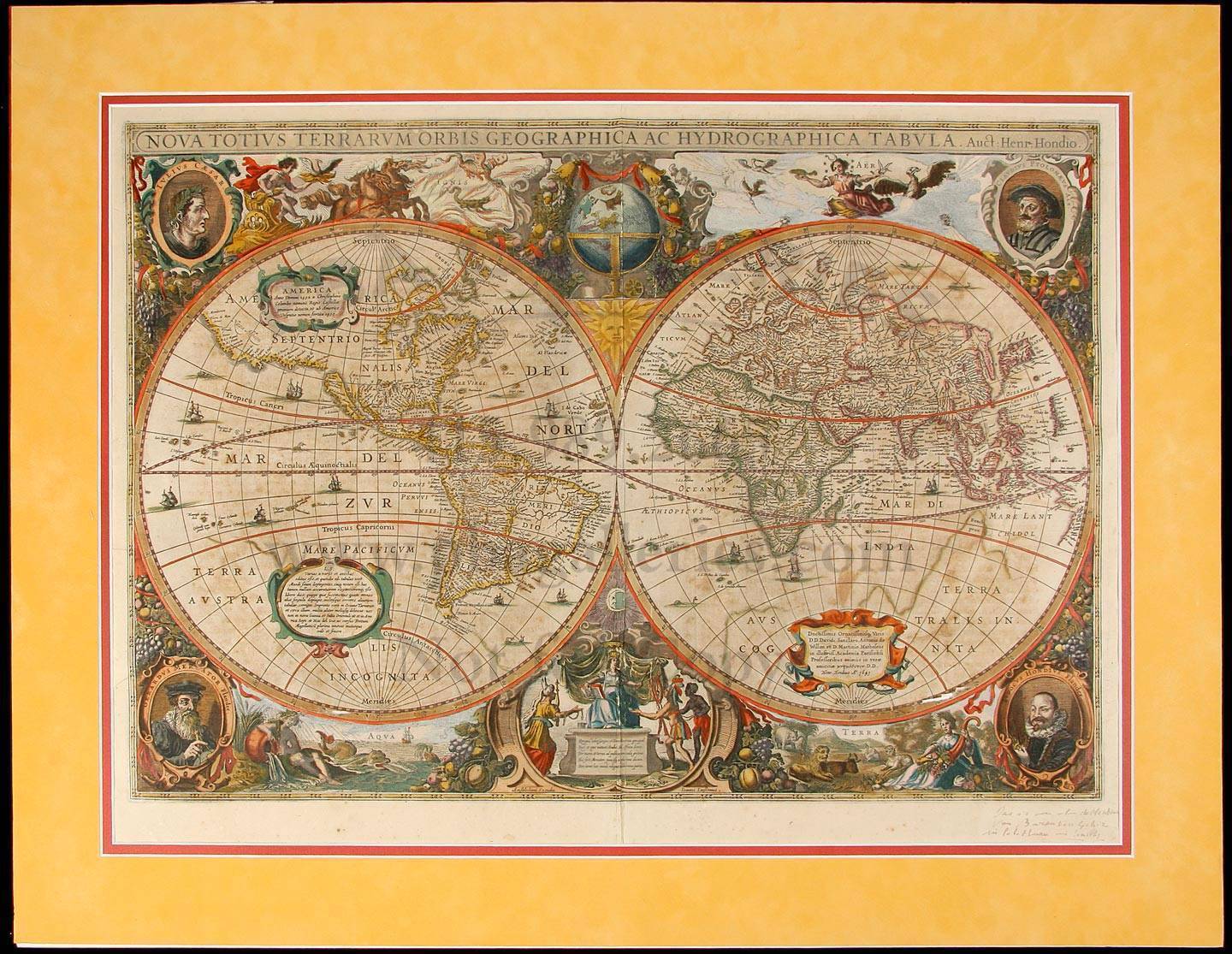 Nova Totius Terrarum Orbis Geographica ac Hydrographica Tabula. Auct ...