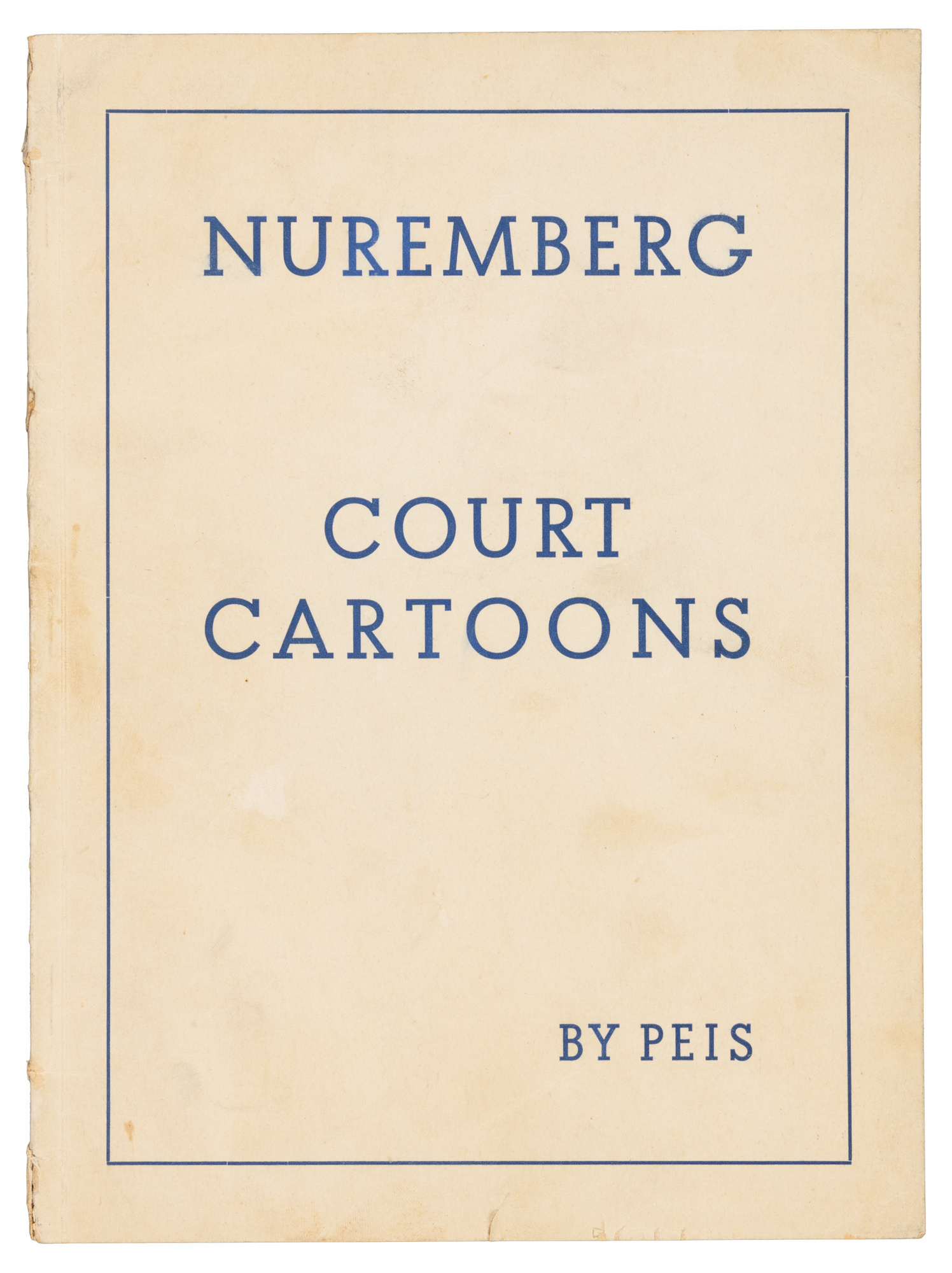 Nuremberg Court Cartoons: Photographs of the Judges and Prosecutors ...
