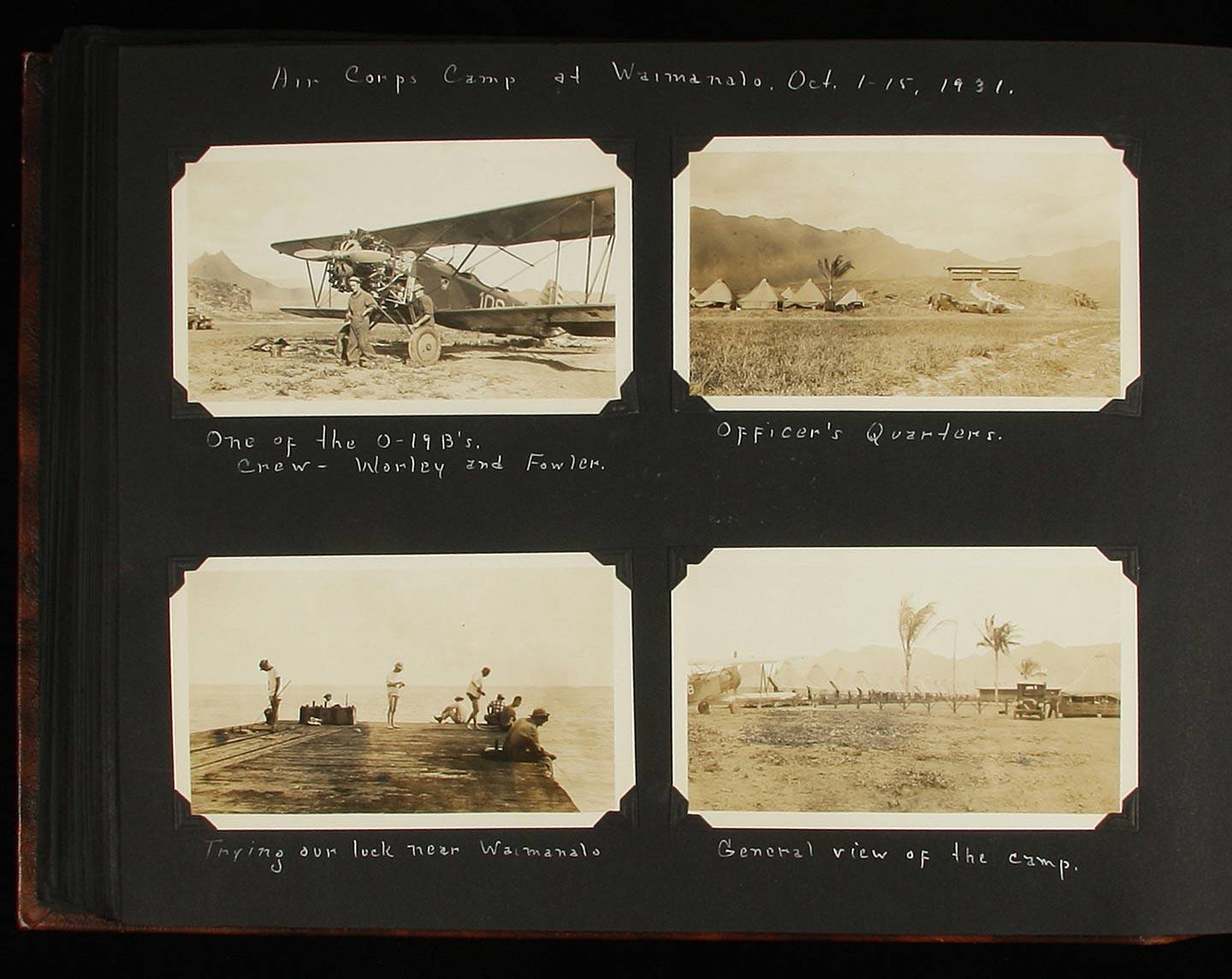 Album from Luke Field military base near Pearl Harbor