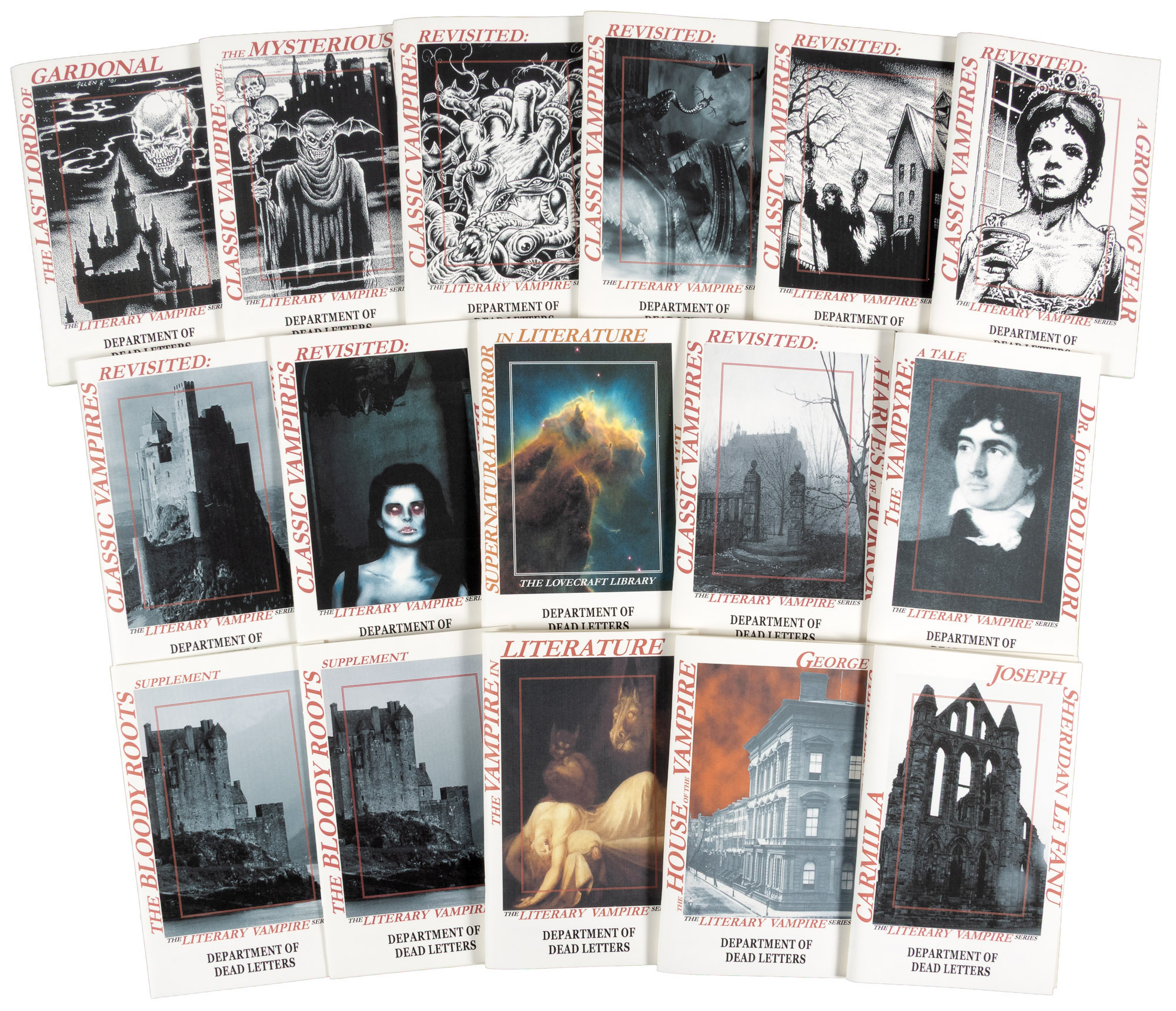 Collection of books and pamphlets from Dead letter Press