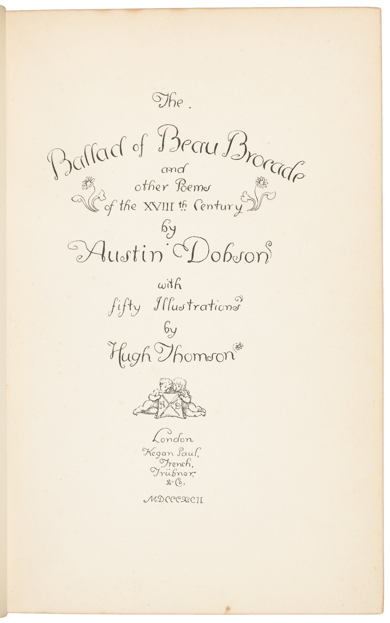 The Ballad of Beau Brocade and other Poems of the XVIIIth Century