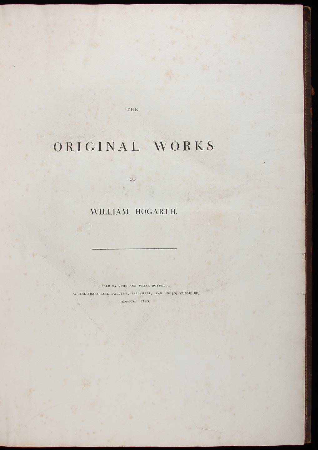 The Original Works of William Hogarth