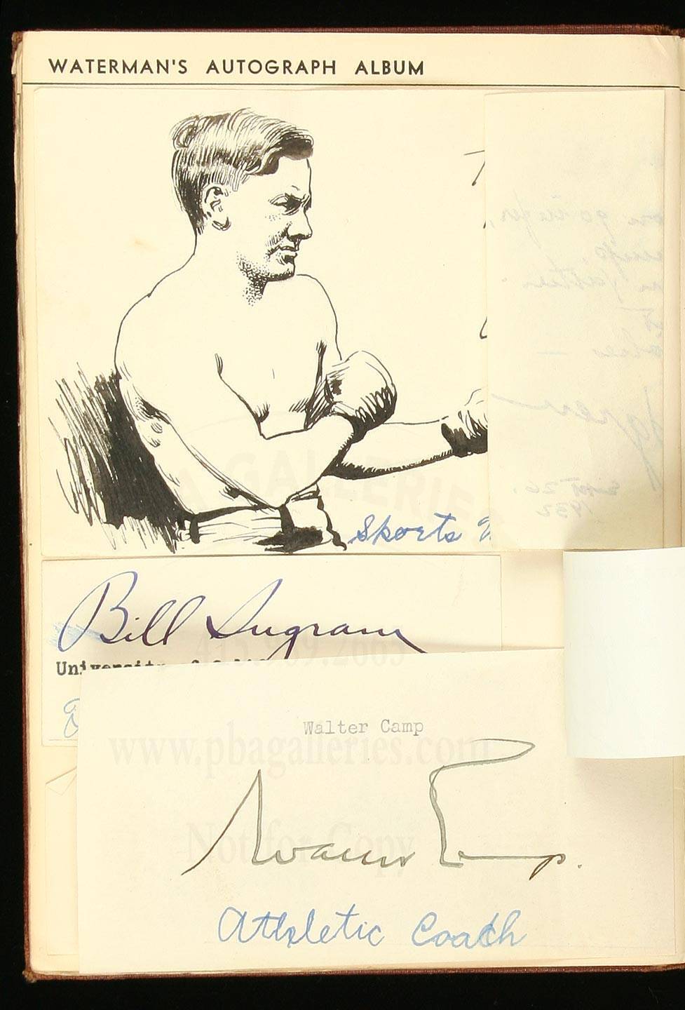 Album of autographs collected by Geary Steffen, aka Willie Ritchie, Jr.