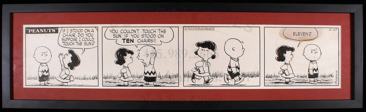 Original Pen and Ink Comic Strip