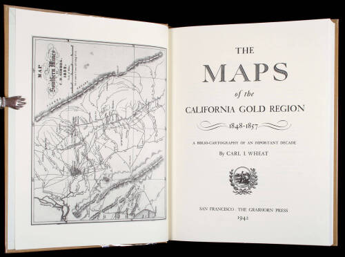 The Maps of the California Gold Region, 1848-1857: A Biblio-Cartography ...
