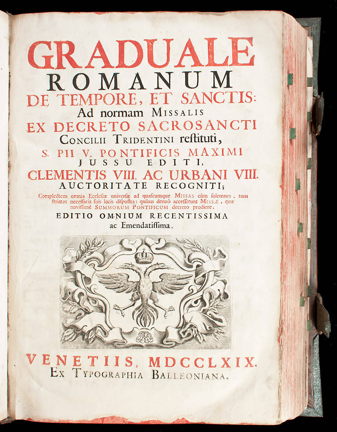 Graduale Romanum de Tempore, et Sanctis: ad normam Missalis ex decreto ...