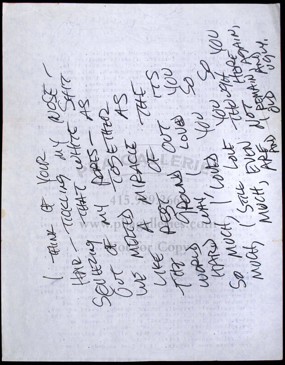 Bukowski’s unpublished love letters to Linda King (all that are known ...