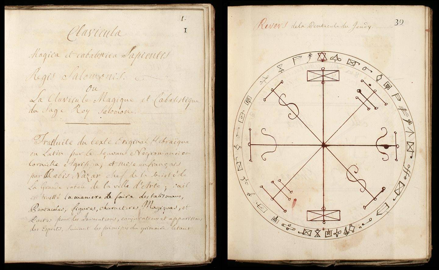 [Key of Solomon] Clavicula Magica et cabalistica Sapientis Regis ...