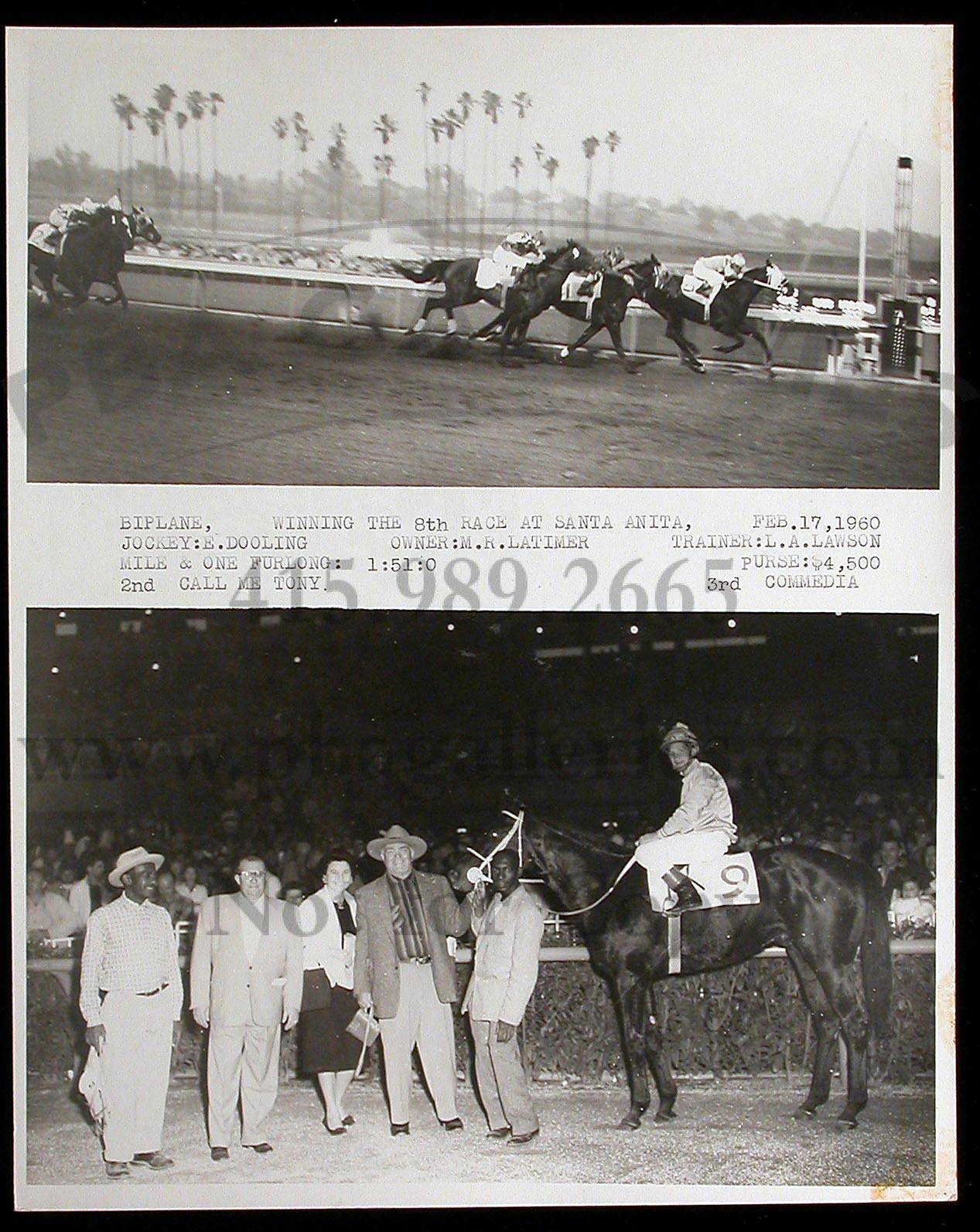 Collection of 122 photographs from Bay Meadows race track
